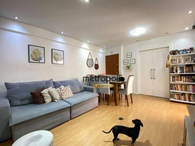 Apartamento com 3 dormitórios à venda, 88 m² por R$ 660.000,00 Vila Valparaíso Santo André/SP