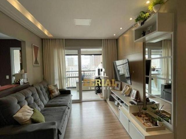 Apartamento com 3 dormitórios à venda, 88 m² por R$ 905.000,00 Campestre Santo André/SP
