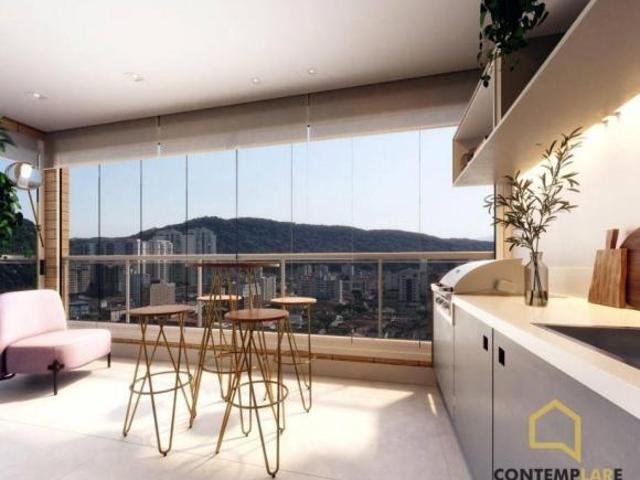 Apartamento com 3 dormitórios à venda, 89 m² por R$ 1.002.750,00 Gonzaga Santos/SP