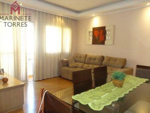 Apartamento com 3 dormitórios à venda, 80 m² por R$ 490.000,00 Planalto São Bernardo do Campo/SP