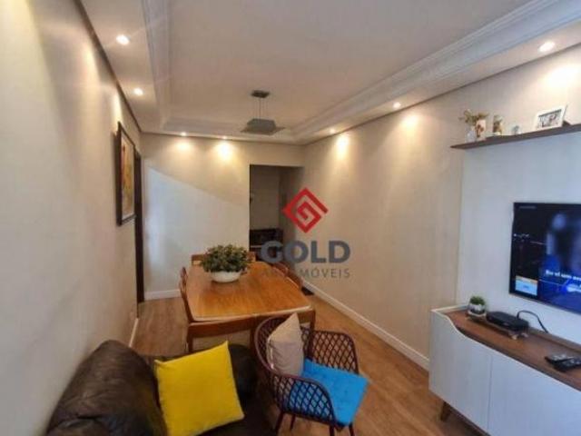 Apartamento com 3 dormitórios à venda, 80 m² por R$ 500.000,00 Vila Homero Thon Santo André/SP