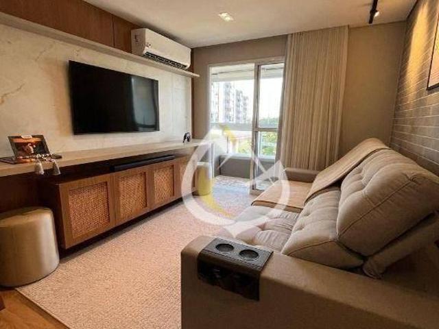 Apartamento com 3 dormitórios à venda, 80 m² por R$ 750.000,00 Brisa da Mata Manacás Paulínia/