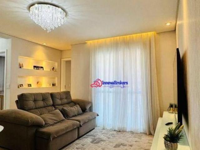 Apartamento com 3 dormitórios à venda, 82 m² por R$ 570.000,00 Jardim Terezópolis Guarulhos/SP