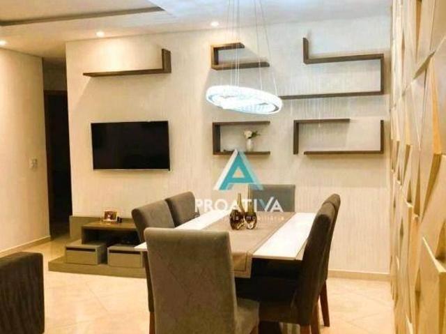Apartamento com 3 dormitórios à venda, 82 m² por R$ 640.000,00 Vila Camilópolis Santo André/SP