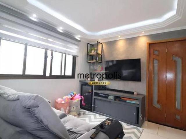 Apartamento com 3 dormitórios à venda, 94 m² por R$ 590.000,00 Campestre Santo André/SP