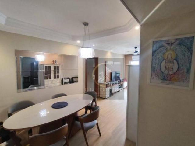 Apartamento com 3 dormitórios à venda, 95 m² por R$ 720.000 Canto do Forte Praia Grande/SP