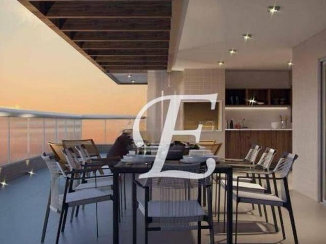 Apartamento com 3 dormitórios à venda, 95 m² por R$ 730.000,00 Aviação Praia Grande/SP