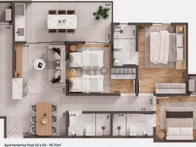 Apartamento com 3 dormitórios à venda, 95 m² por R$ 800.000,00 Indaiá Caraguatatuba/SP