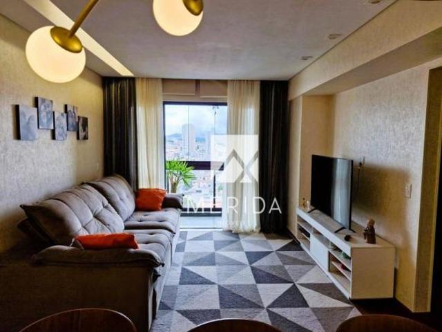 Apartamento com 3 dormitórios à venda, 96 m² por R$ 700.000,00 Vila Valparaíso Santo André/SP