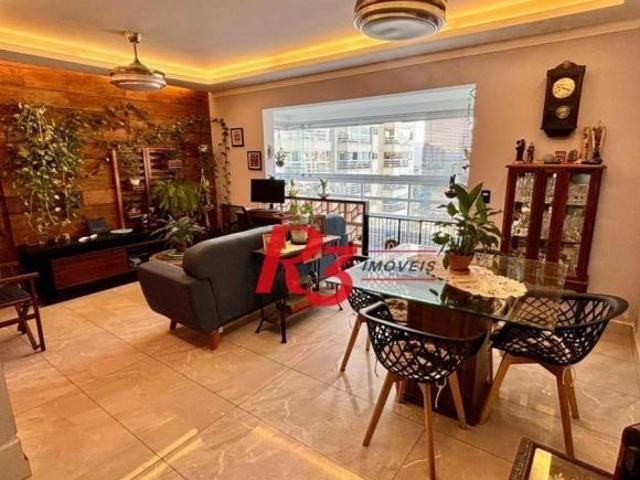 Apartamento com 3 dormitórios à venda, 96 m² por R$ 960.000,00 Vila Belmiro Santos/SP