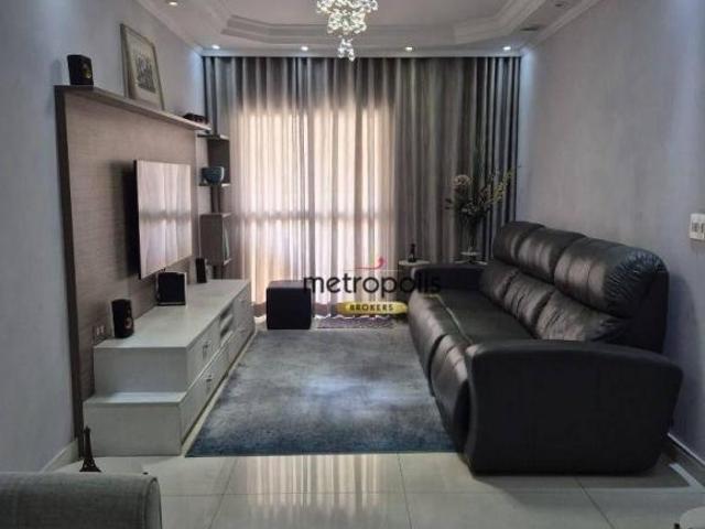 Apartamento com 3 dormitórios à venda, 98 m² por R$ 910.000,00 Santa Maria São Caetano do Sul/SP