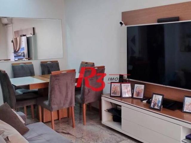 Apartamento com 3 dormitórios à venda, 98 m² por R$ 960.000,00 Boqueirão Santos/SP