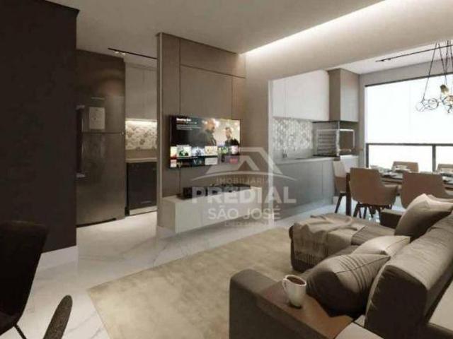 Apartamento com 3 dormitórios à venda, 90 m² Condomínio Residencial Colinas do Paratehy São José