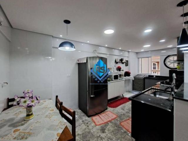 Apartamento com 3 dormitórios à venda, 90 m² por R$ 636.000,00 Vila Assunção Praia Grande/SP