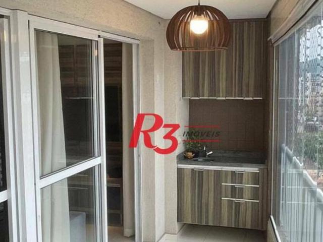 Apartamento com 3 dormitórios à venda, 92 m² por R$ 899.000,00 Encruzilhada Santos/SP