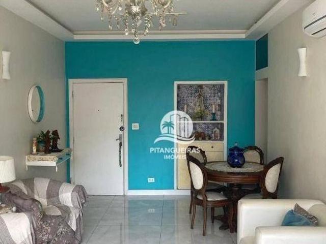 Apartamento com 3 dormitórios à venda, 110 m² por R$ 645.000,00 Pitangueiras Guarujá/SP