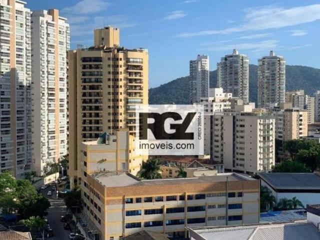 Apartamento com 3 dormitórios à venda, 93 m² por R$ 639.000,00 Ponta da Praia Santos/SP