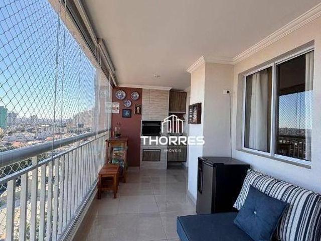 Apartamento com 3 dormitórios à venda, 93 m² por R$ 880.000,00 Vila Valparaíso Santo André/SP