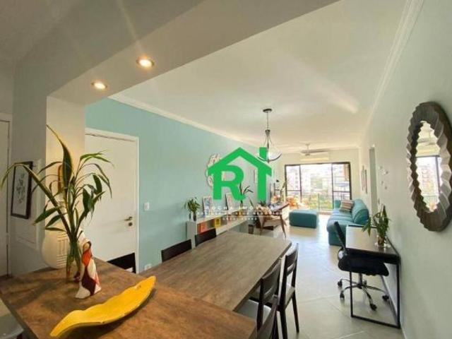 Apartamento com 3 dormitórios beira mar com lazer no prédio, Enseada, Guarujá