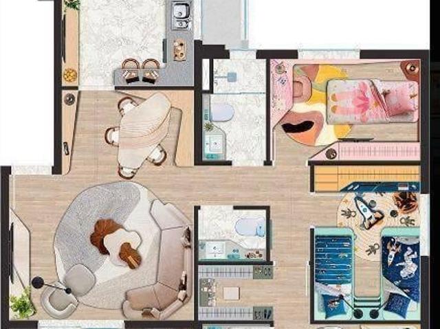 Apartamento com 3 dormitórios com 3 ou 2 suítes à venda, 95 m² por Jardim Guarulhos Guarulhos/SP