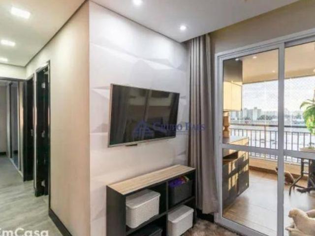 Apartamento com 3 dormitórios com varanda gourmet à venda, 75 m² por R$ 849.900 Tatuapé São Paul