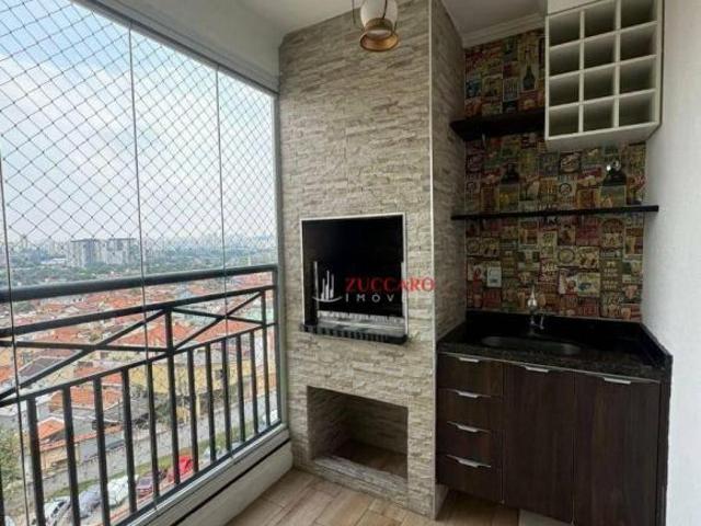 Apartamento com 3 dormitórios e 2 vagas disponível para locação ou venda, 69m² Ponte Grande Guar