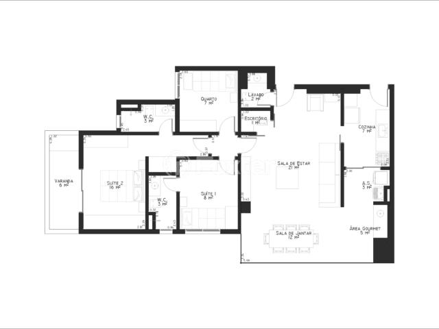 Apartamento com 3 dormitórios em São Paulo