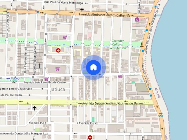 Apartamento Com 3 Dormitórios Para Alugar, 90 m² por R$3.200,00/mês Jatiúca Maceió/al