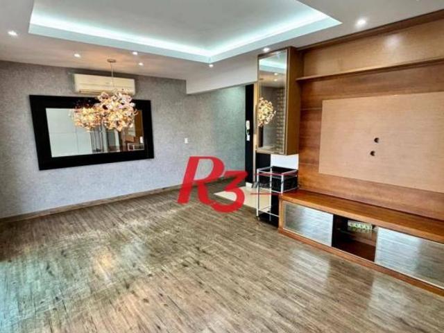 Apartamento com 3 dormitórios para alugar, 96 m² por R$ 6.600,00/mês Vila Belmiro Santos/SP
