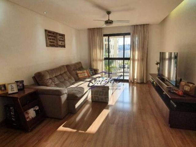Apartamento com 3 dormitórios sendo 01 suíte à venda, 110 m² Chácara Agrindus Taboão da Serra