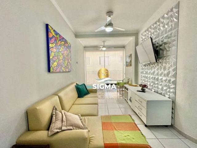Apartamento com 3 dormitórios sendo 1 suíte à venda, 110 m² por R$ 530.000 Tombo Guarujá/SP
