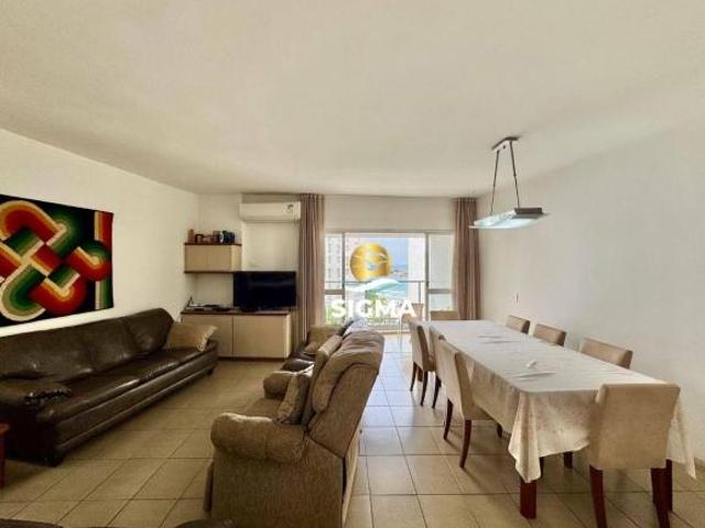 Apartamento com 3 dormitórios sendo 1 suite à venda, 140 m² por R$ 850.000 Pitangueiras Guarujá