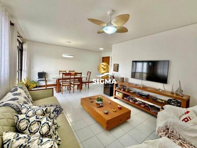 Apartamento com 3 dormitórios sendo 2 suítes à venda, 127 m² por R$ 795.000 Pitangueiras Guarujá