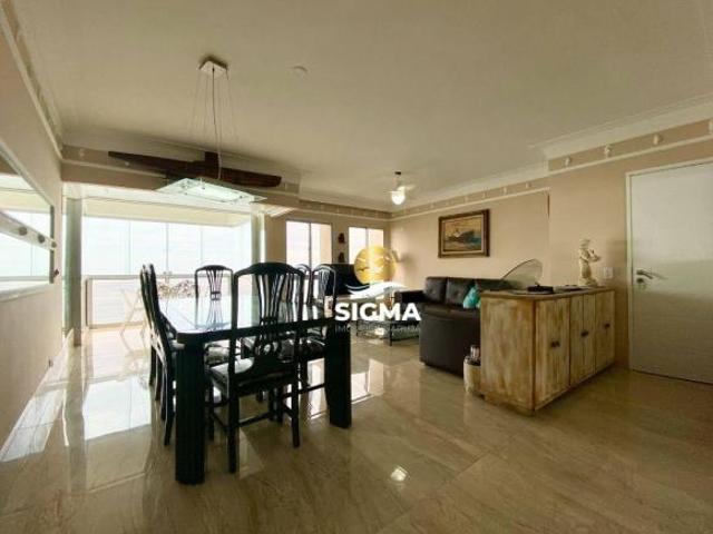 Apartamento com 3 dormitórios sendo 2 suítes à venda, 129 m² por R$ 950.000 Pitangueiras Guarujá