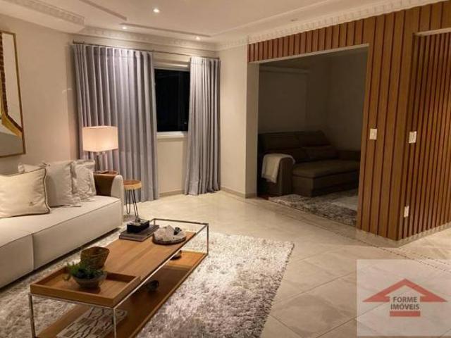 Apartamento com 3 dormitórios suítes à venda, 180 m² por R$ 2.250.000 Locação: R$ 12.000 Chá