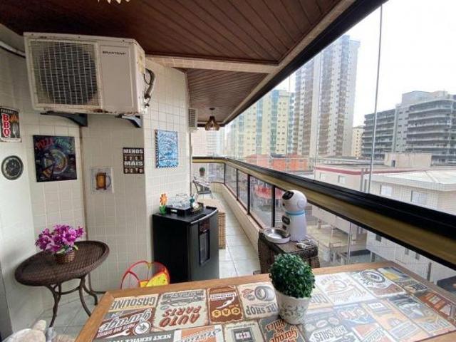 Apartamento com 3 dorms, Tupi, Praia Grande R$ 595 mil