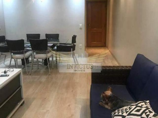 Apartamento com 3 Quartos no Condomínio Villa das Artes para Comprar, 85m² Vila Valparaíso, Santo