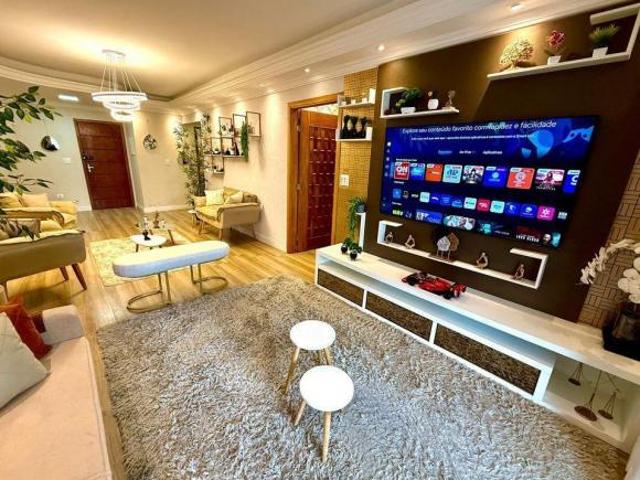 Apartamento com 3 quartos, Aviação, Praia Grande R$ 1.49 mi