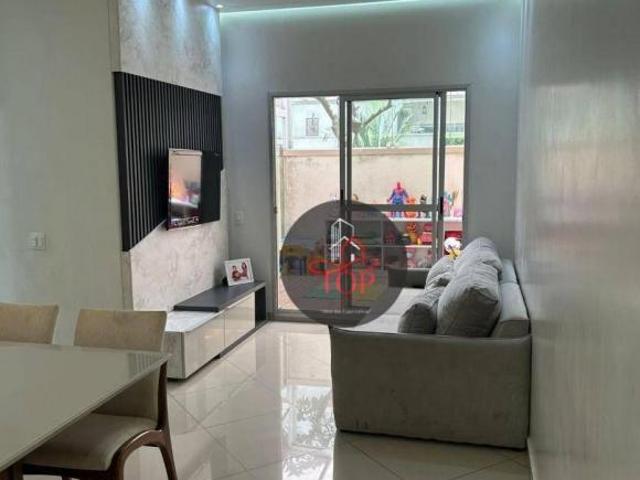 Apartamento com 3 quartos à venda, 104 m² por R$ 499.000 Vila Homero Thon Santo André/SP