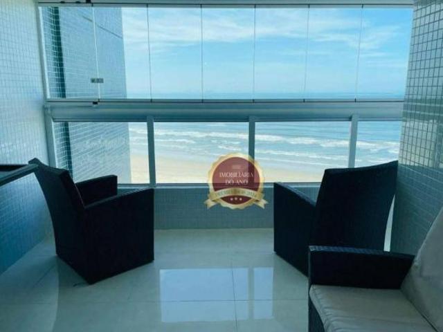 APARTAMENTO FRENTE MAR 3 SUÍTES À VENDA NO MARACANÃ – PRAIA GRANDE | 114m², VARANDA GOURMET, 2 VAGAS