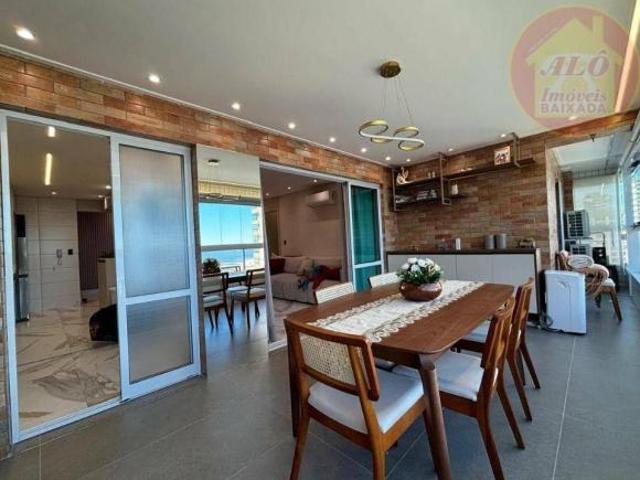 Apartamento com 3 quartos à venda, 126 m² por R$ 1.450.000 Aviação Praia Grande/SP