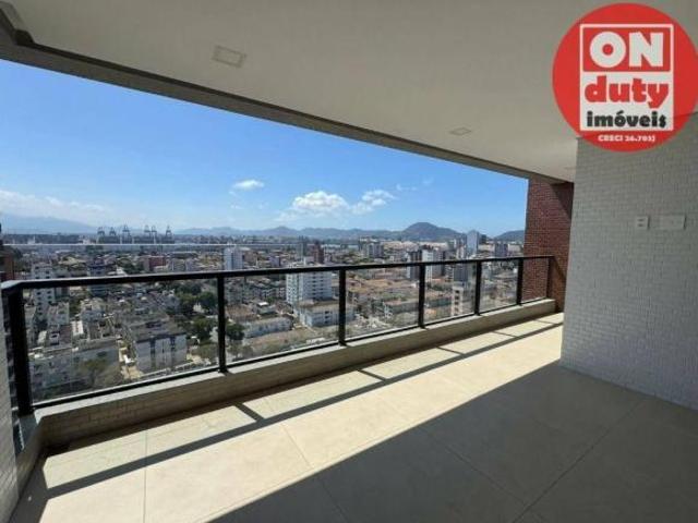 Apartamento com 3 quartos à venda, 120 m² por R$ 1.500.000 Aparecida Santos/SP