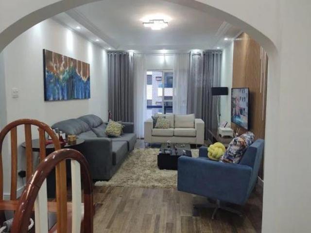 Apartamento com 3 quartos à venda, 136 m² por R$ 795.000 Vila Assunção Praia Grande/SP
