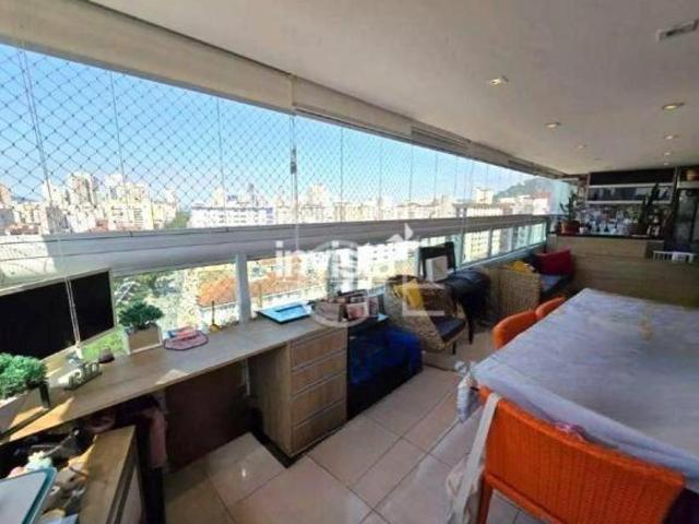 Apartamento com 3 quartos à venda, 131 m² por R$ 1.350.000 Campo Grande Santos/SP