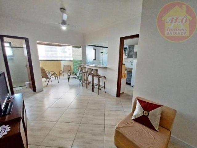 Apartamento com 3 quartos à venda, 86 m² por R$ 550.000 Vila Guilhermina Praia Grande/SP