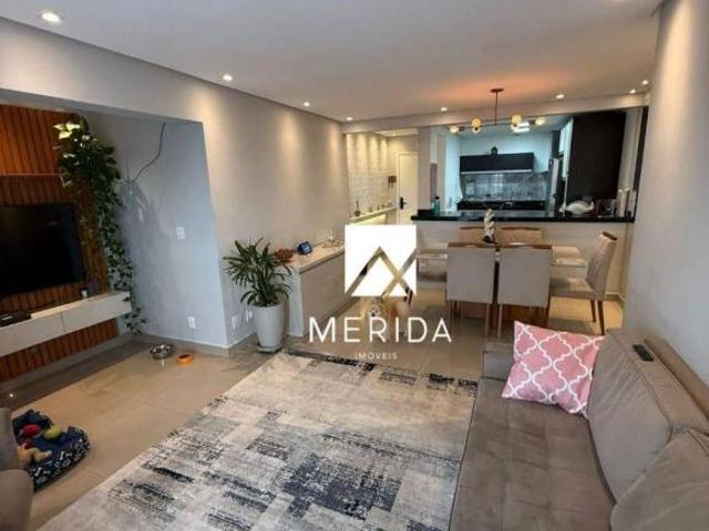 Apartamento com 3 dormitórios à venda, 93 m² por R$ 829.990,00 Vila Bastos Santo André/SP