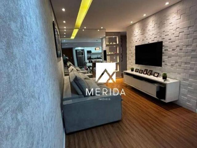 Apartamento com 3 quartos à venda, 94 m² por R$ 965.000 Vila Scarpelli Santo André/SP