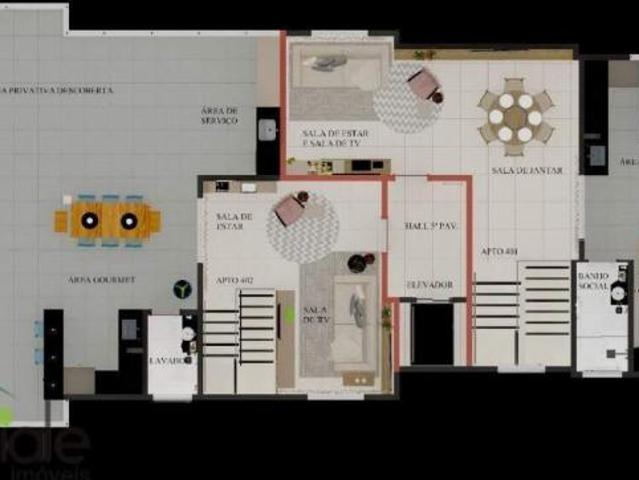 Apartamento com 3 quartos à venda em Contagem, no bairro Riacho Das Pedras