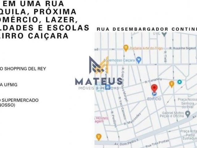 Apartamento com 3 quartos à venda em Belo Horizonte, no bairro Caiçaras