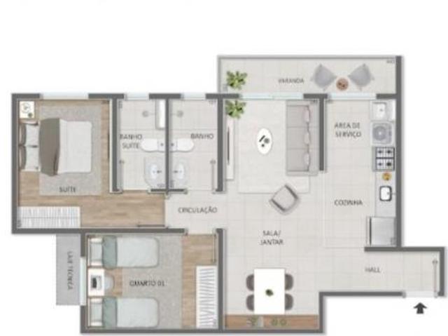 Apartamento com 3 quartos à venda em Belo Horizonte, no bairro Liberdade